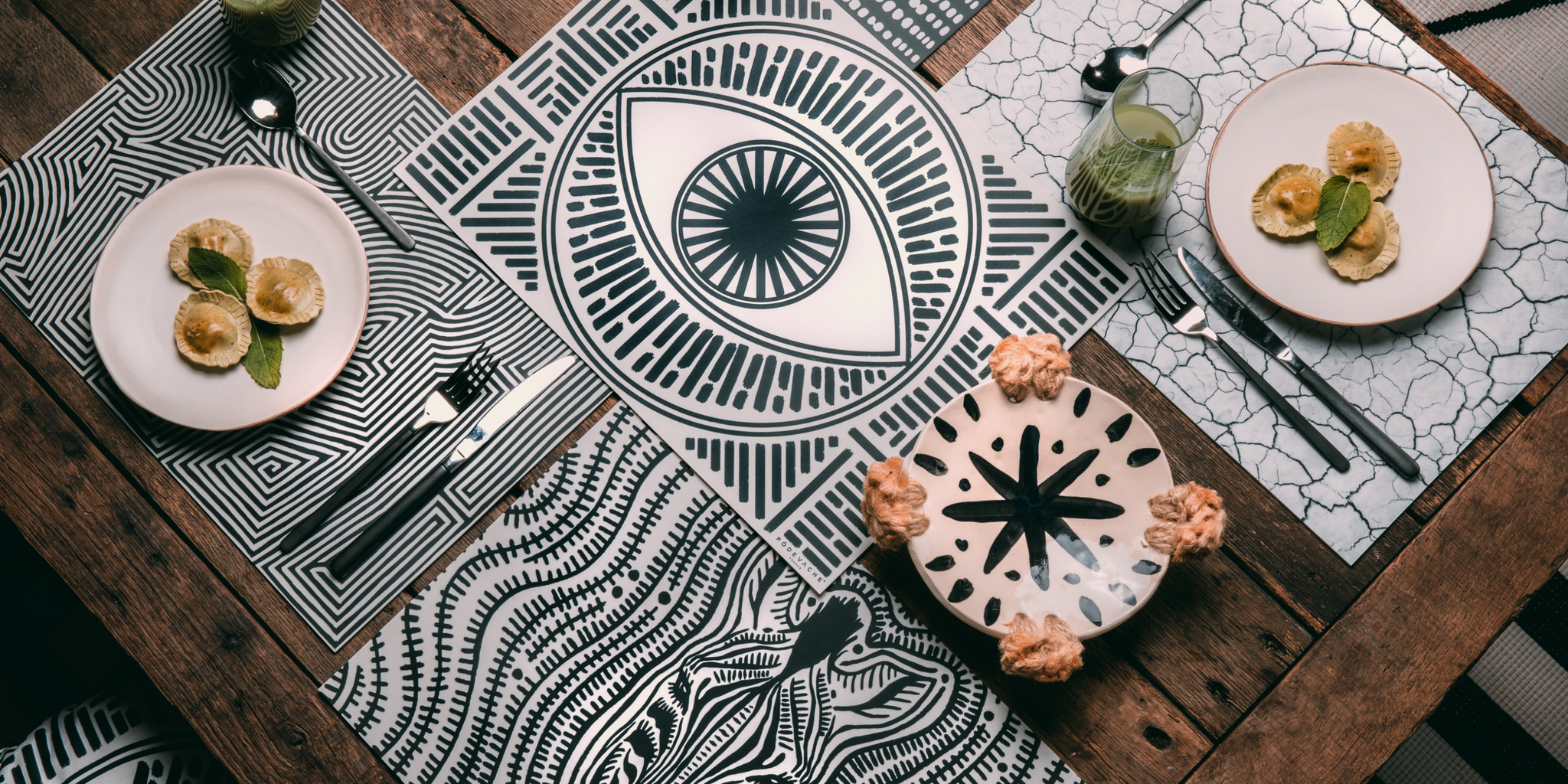 Black & White Theme Vinyl Placemats – Page 2