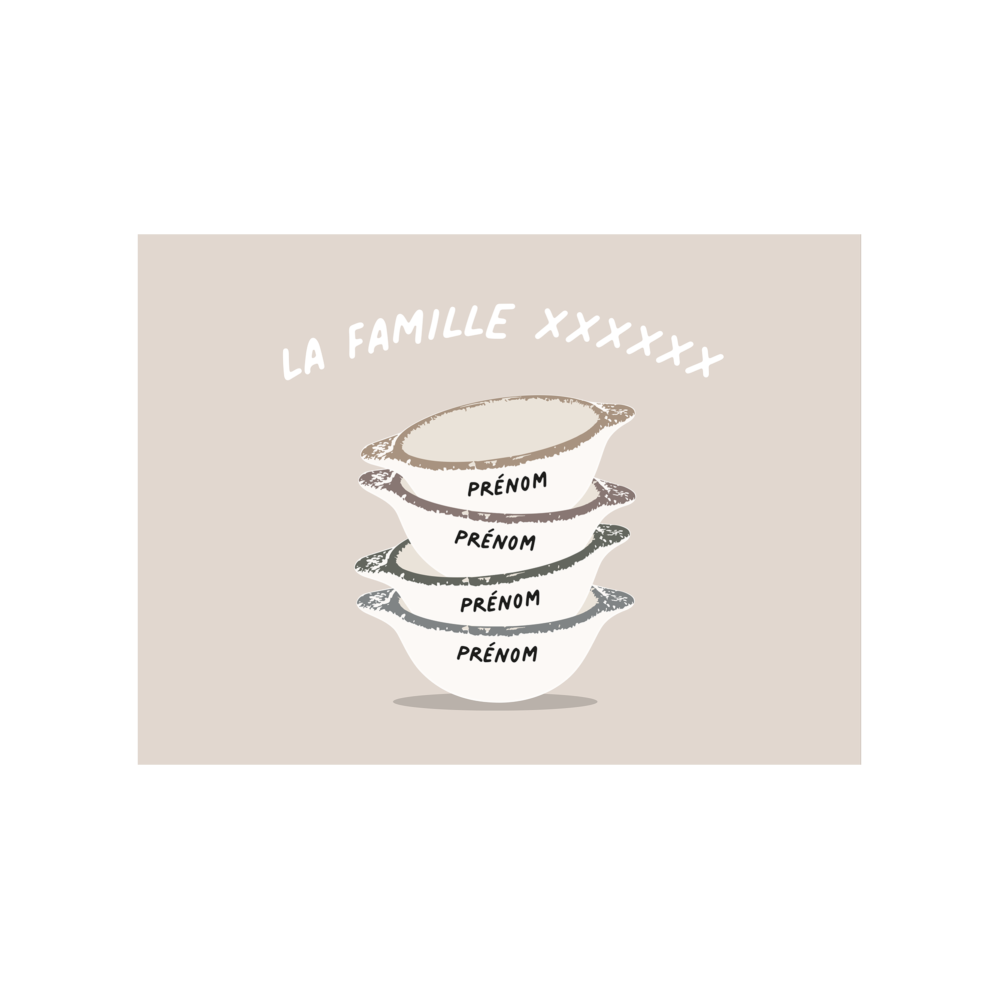 Set de table personnalisé en vinyle 100% Made in France - Pôdevache